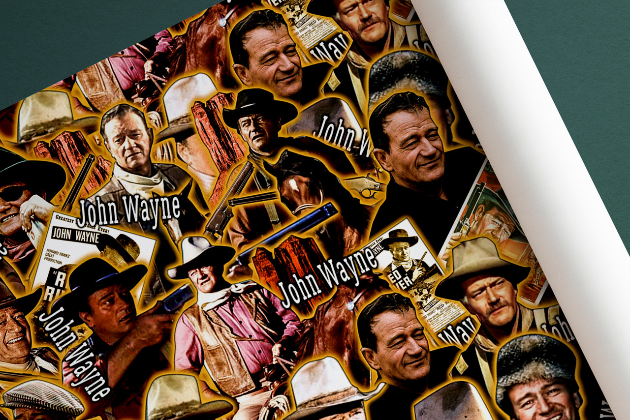 John Wayne Wrapping Paper