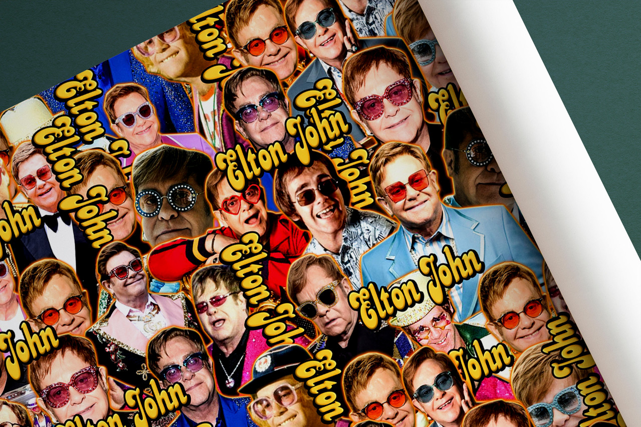 Elton John Wrapping Paper