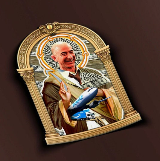 Saint Jeff Bezos Sticker