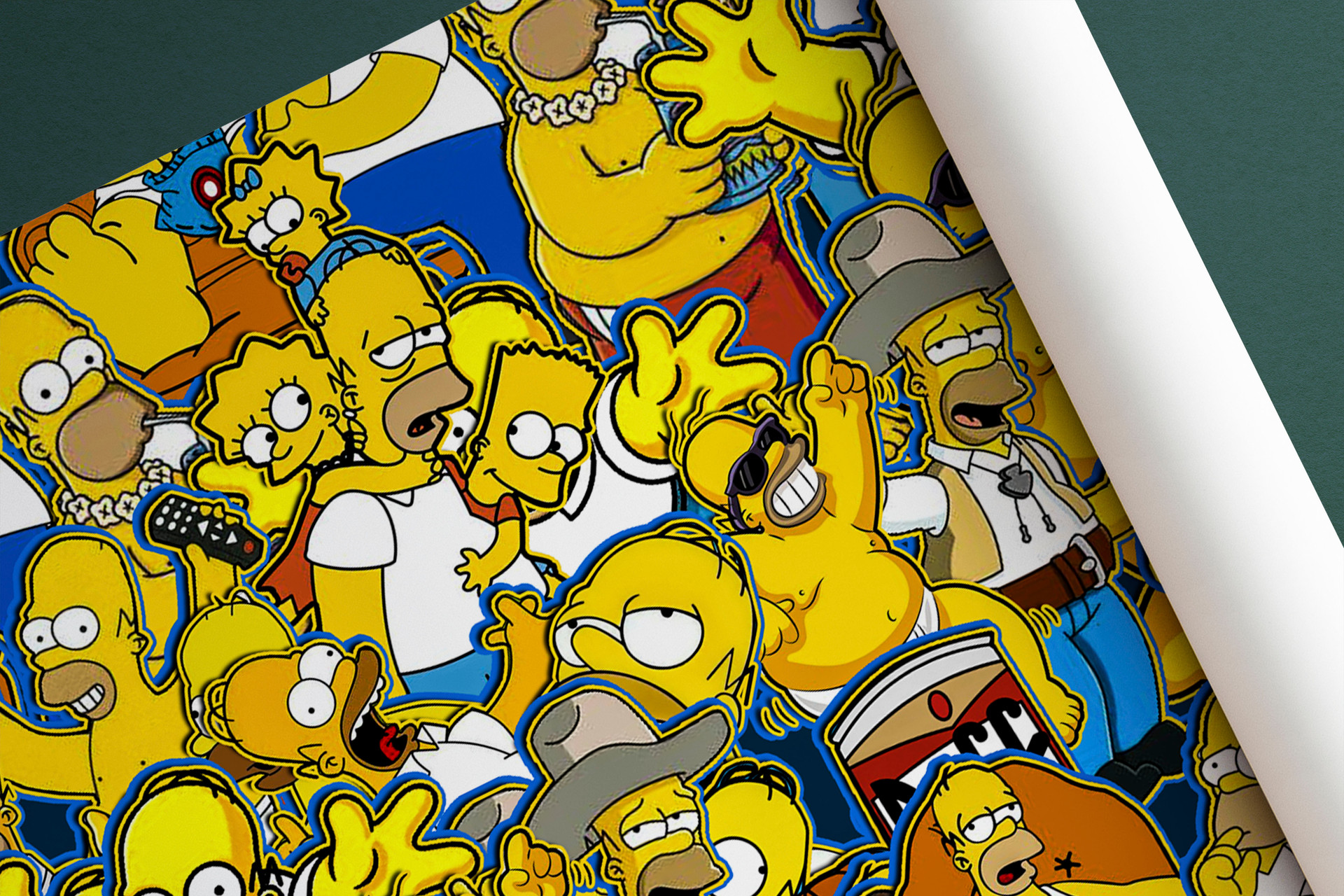 Homer Simpson Wrapping Paper - Homer Simpson Gift Wrap