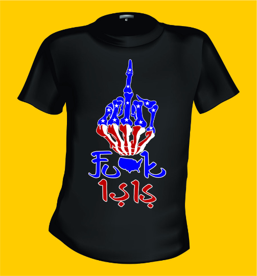Fuck Isis Finger T-Shirt and motorcycle shirts
