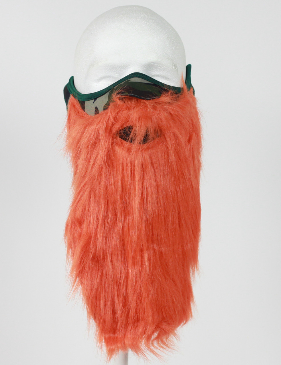 Orange Beard Face Mask