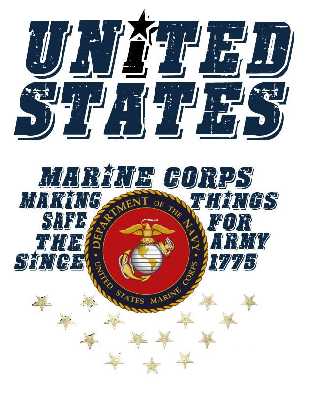 Officers Making Simple Things Hard Since 1775 Marine Corps T-Shirt and ...