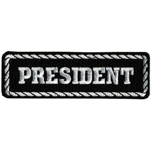 President Patch | President Biker Patches