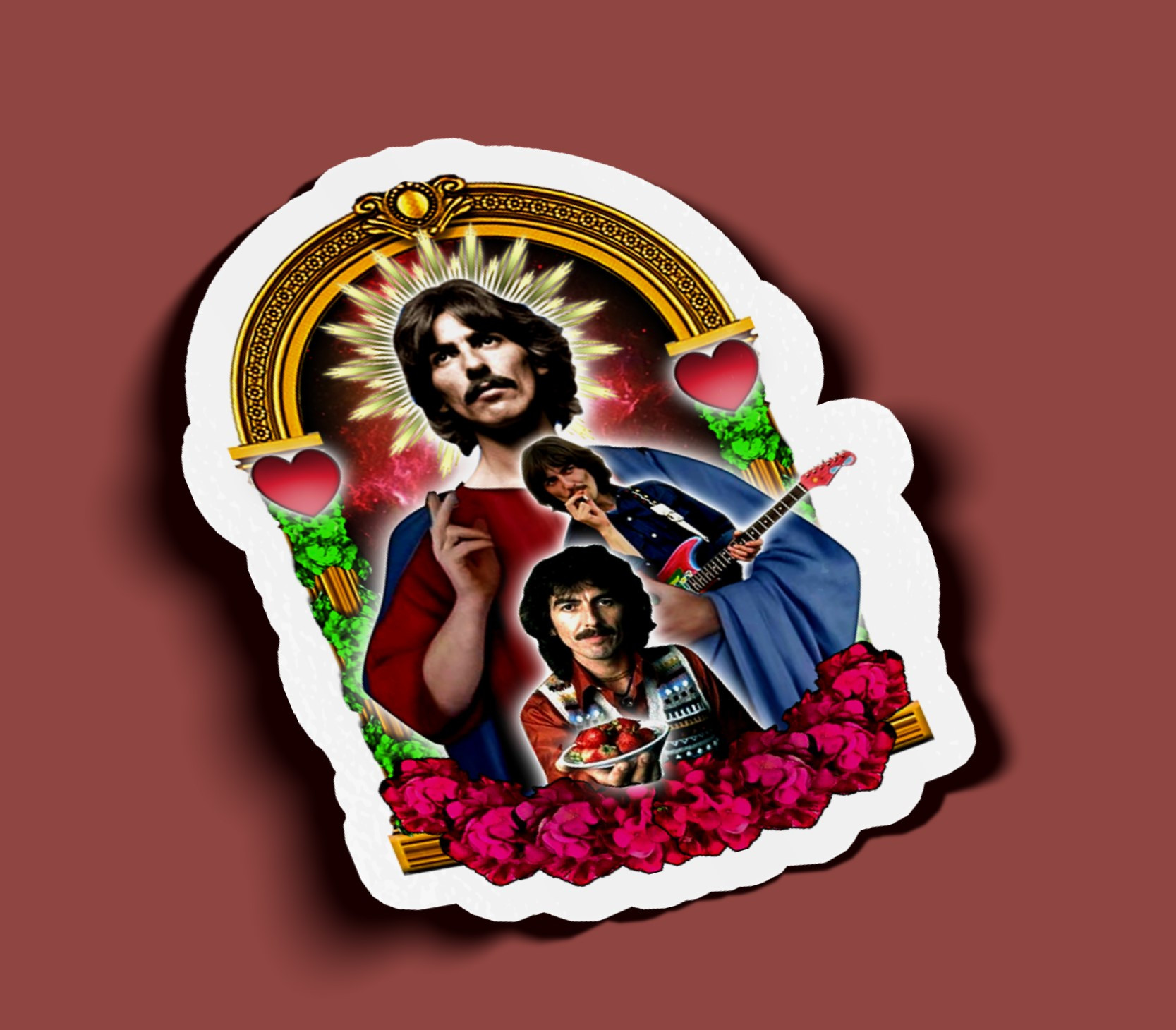 Saint George Harrison Sticker