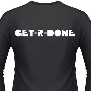 Get-R-Done Motorcycle Helmet Sticker