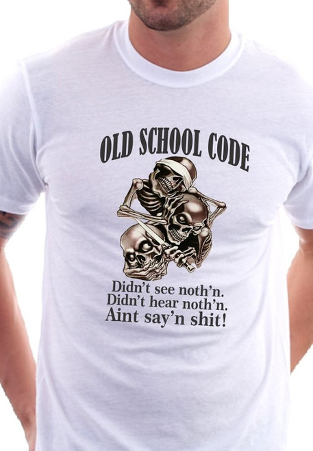Old School Code T-Shirt and motorcycle shirts