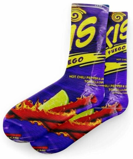 Takis Socks - Spice up your sock game with a fiery twist!