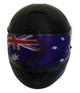 Australian Flag Full Face Modular Motorcycle Helmet Visors