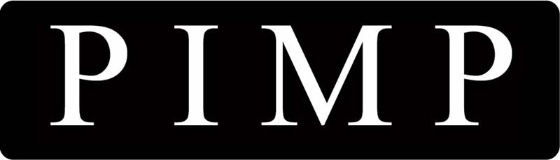 Pimp Motorcycle Helmet Sticker