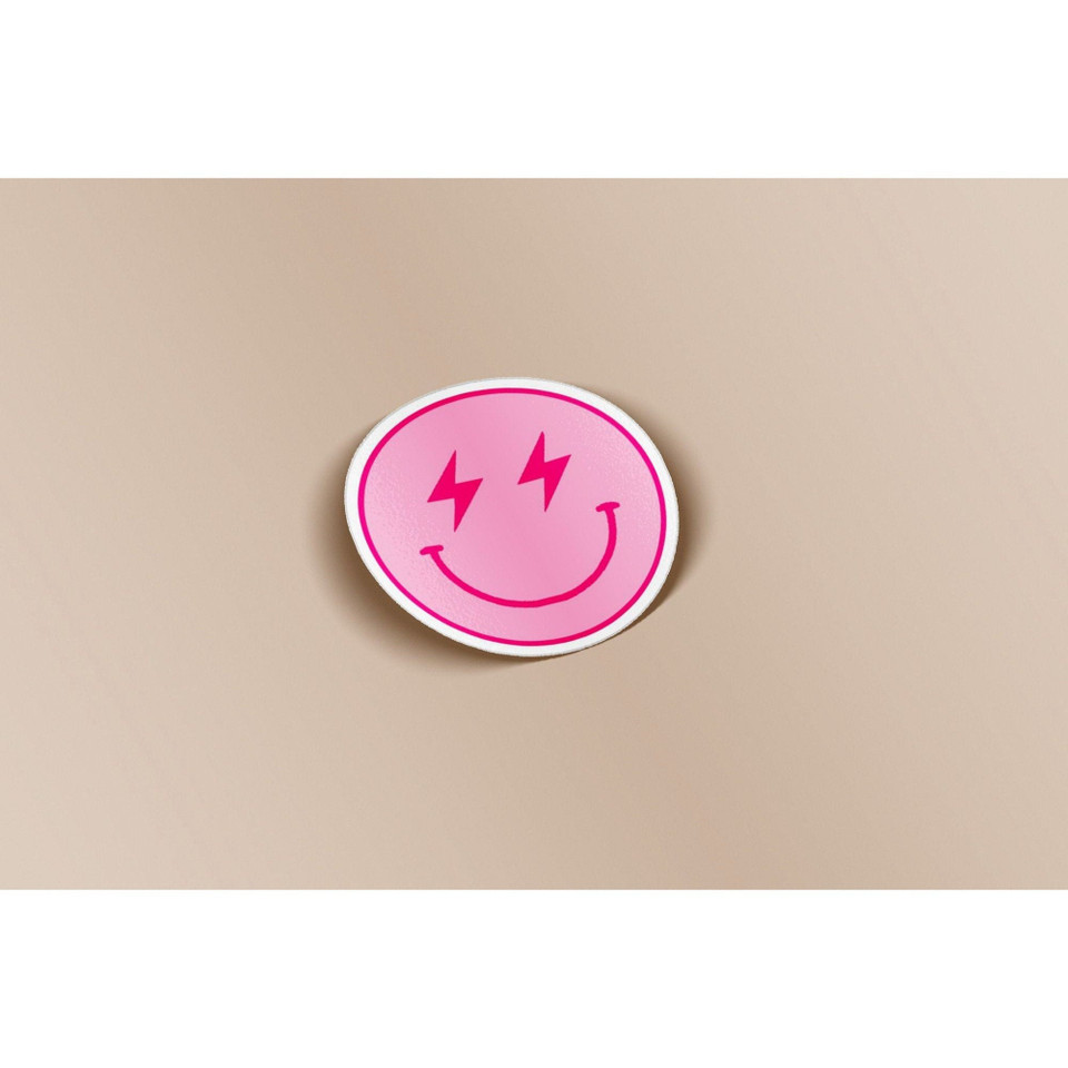 Preppy Smiley Face Sticker