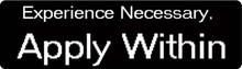 Experience Necessary. Apply Within Motorcycle Helmet Sticker