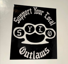 Support Your Local Outlaws Sticker
