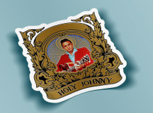 Johnny Cash Sticker