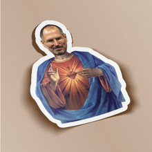 Saint Steve Jobs Sticker