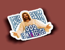 Jesus Saves Sticker