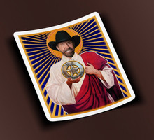 Saint Chuck Norris Sticker