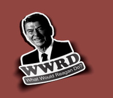 Ronald Reagan Stickers WWRD Sticker