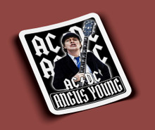 Saint Angus Young Sticker