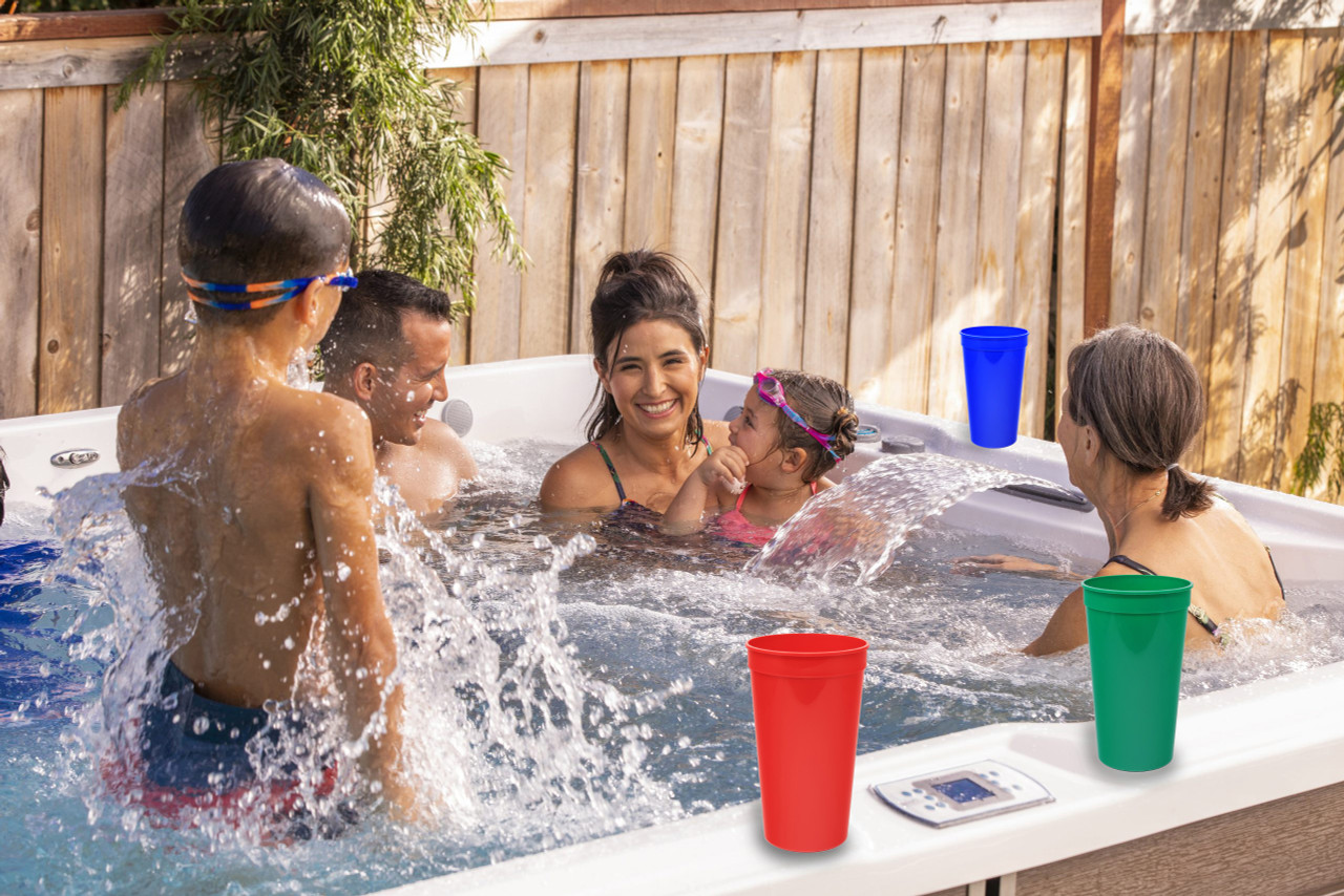 32oz Reusable Plastic Stadium Cups | BPA-Free, Made in USA, Dishwasher ...