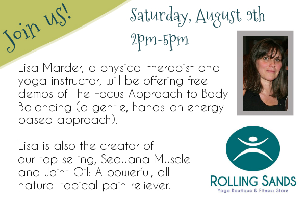 August 9th Special Event - Lisa Marder & her Focus Approach to Healing ...