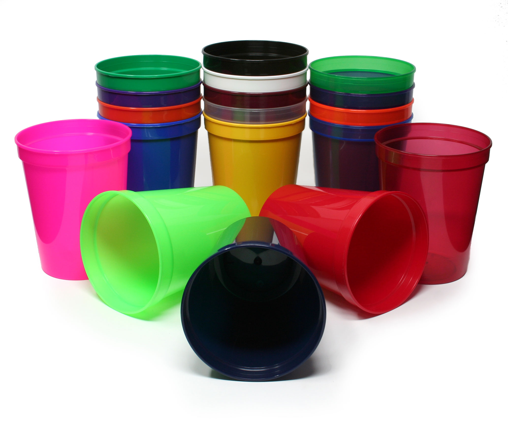 New Product : Plastic Stadium Cups - Rolling Sands