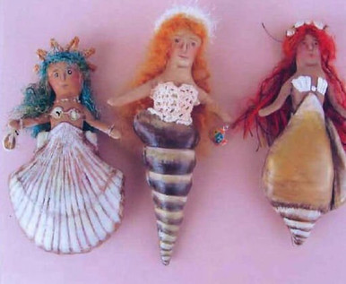 Shell Doll, Doll Ornament Pattern, Sewing Cloth Doll Pattern (PDF ...