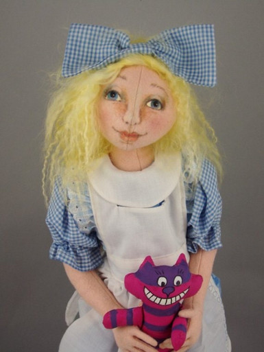 Alice Cloth Art Doll Pattern (PDF Download) by Patti LaValley