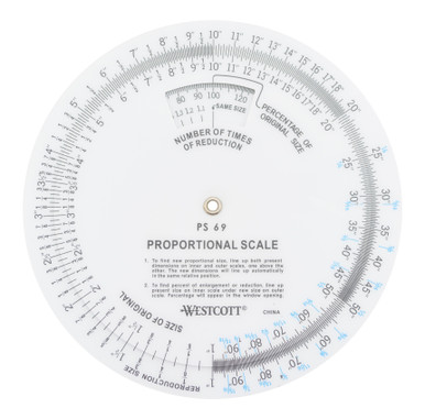 Proportional Scale For Resizing Patterns and Sizing Accessories