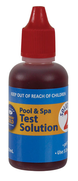 Aussie Gold Phenol Red PH Indicator Test Solution 30mL - Pool Super Store