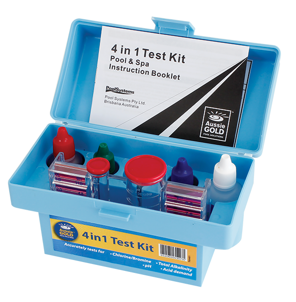 Aussie Gold 4 in 1 Pool Test Kit - Pool Super Store
