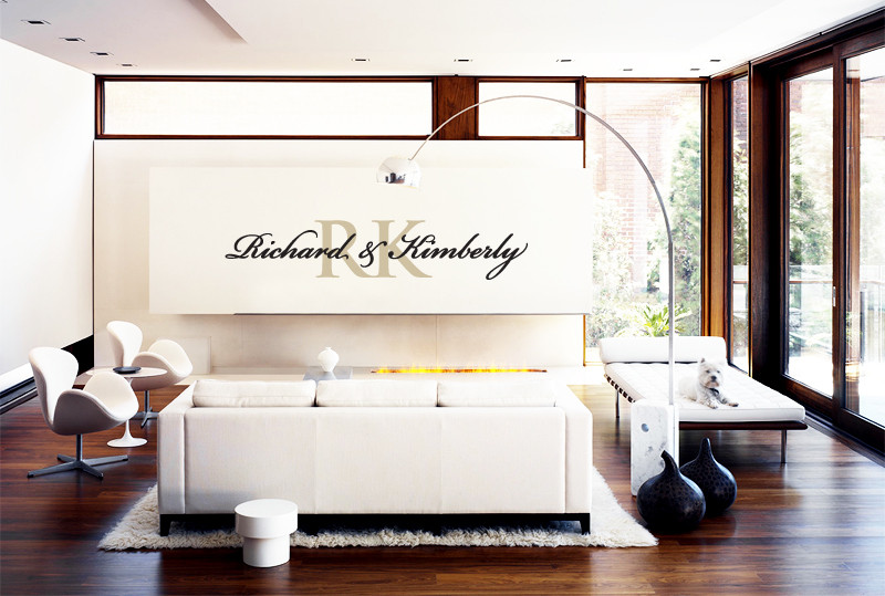 Monogram Wall Decals - Personalized Wall Stickers | DecalMyWall.com