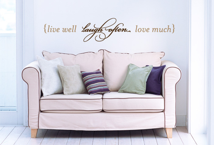 Live Laugh Love Wall Decal | DecalMyWall.com