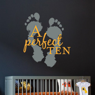 A Perfect Ten Wall Decal | DecalMyWall.com