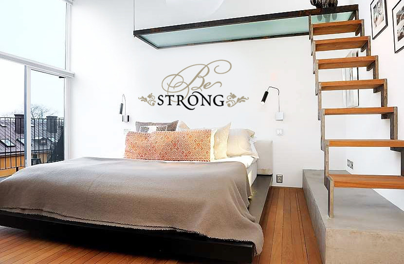 Be Strong Wall Decal | DecalMyWall.com