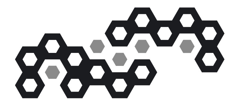 Modern Honeycomb Wall Decal | DecalMyWall.com