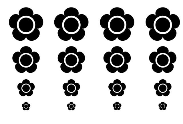 Floating Flower 02 Wall Decals | DecalMyWall.com