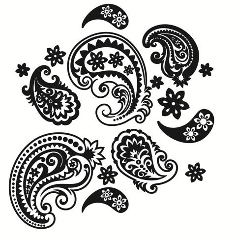 Paisley Wall Decal | DecalMyWall.com