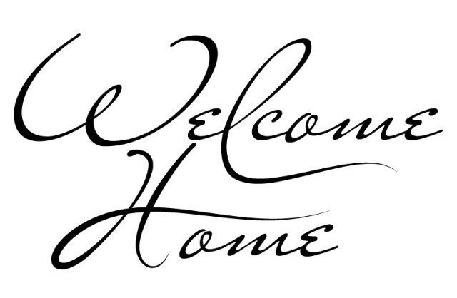 Welcome Home Wall Decal | DecalMyWall.com
