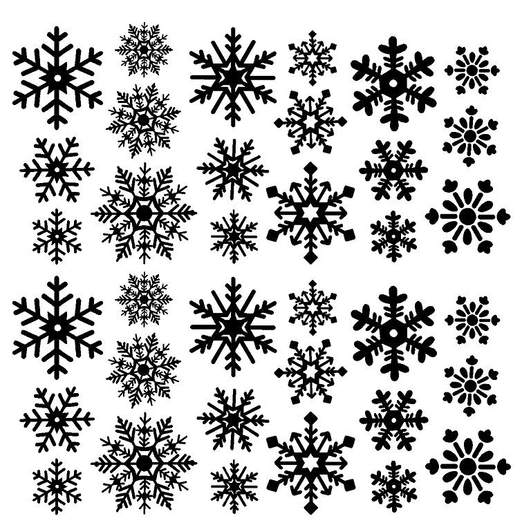 Let It Snow Wall Decal | DecalMyWall.com