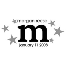 Monogram 09 Wall Decal | DecalMyWall.com