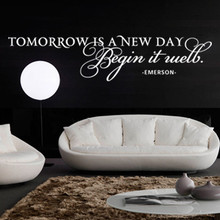 A New Day Wall Decal | DecalMyWall.com