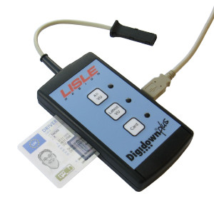 Digidown+ combined driver card and VU download device