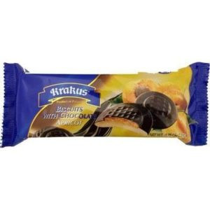 Krakus Biscuits Apricot w Chocolate 135g