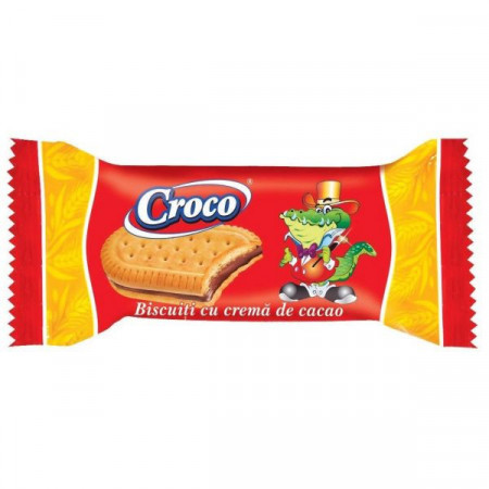 Croco Sandwich Biscuit with Cocoa Cream 32g