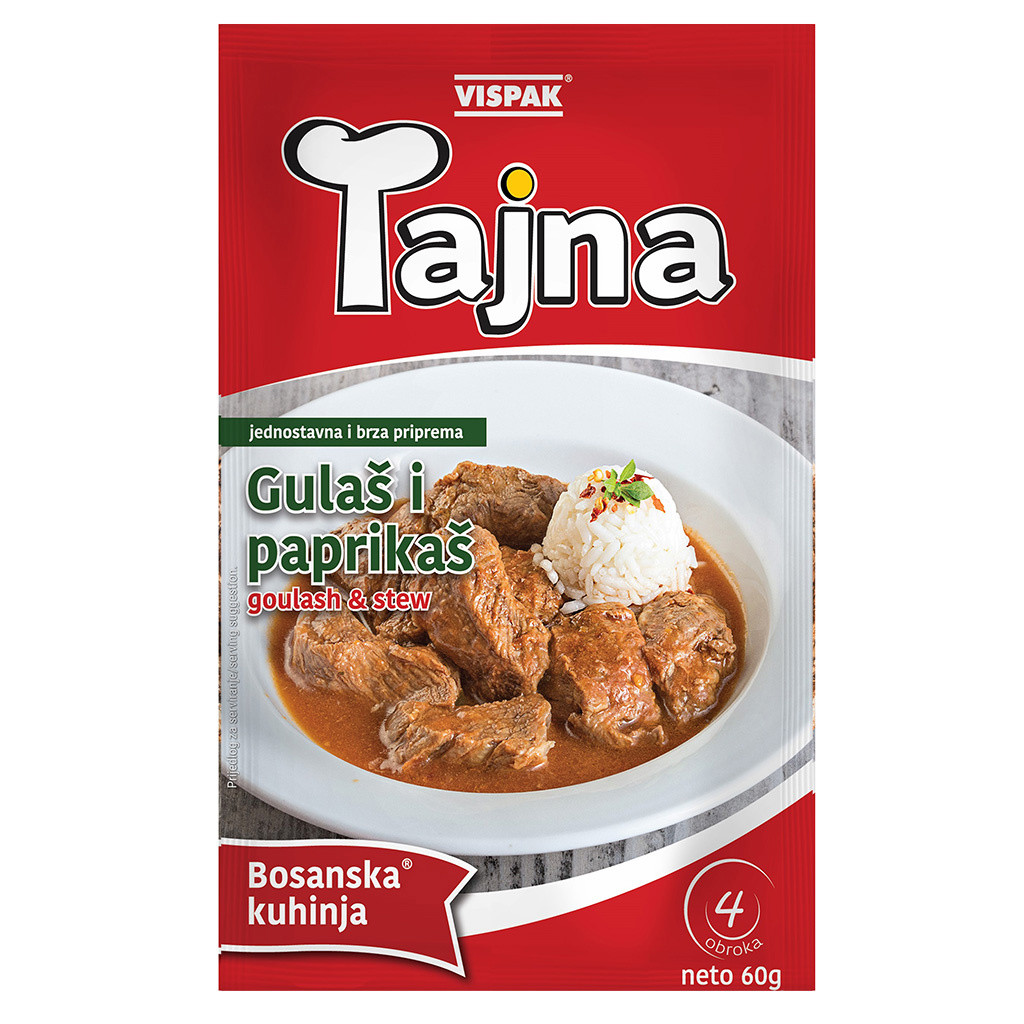 Vispak Tajna Gulash & Paprikash 60g