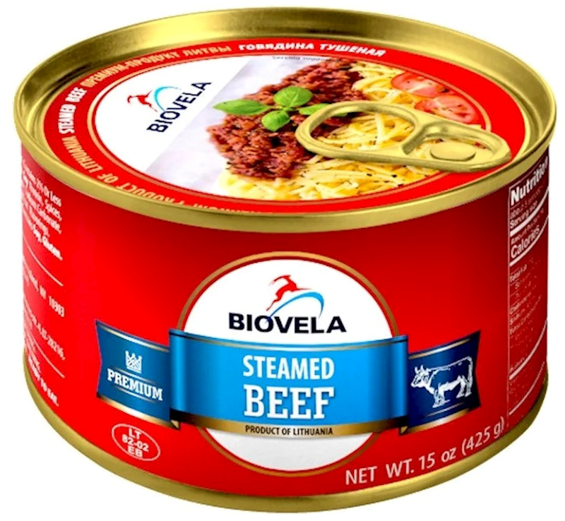Biovela Tushenka-Steamed Beef 425g