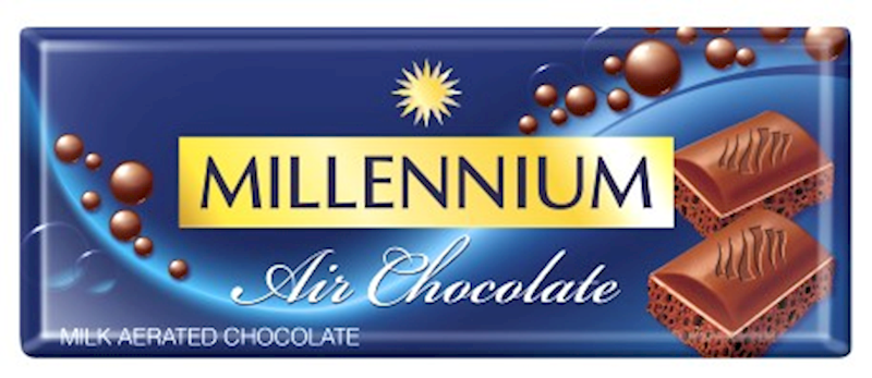 Millennium Milk air chocolate bar 90g