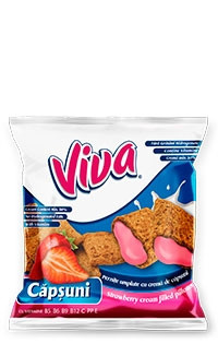 VIVA Strawberry Cream Snacks 200g - Pirinfoods
