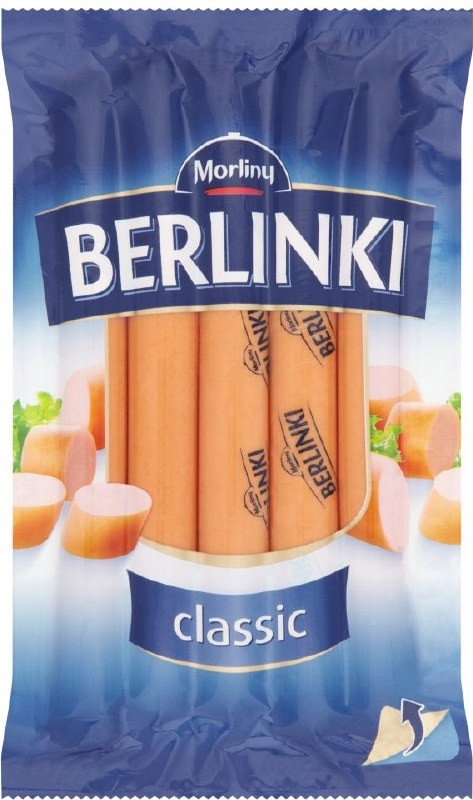 Morliny Berlinki Classic Hotdogs 250g - Pirinfoods